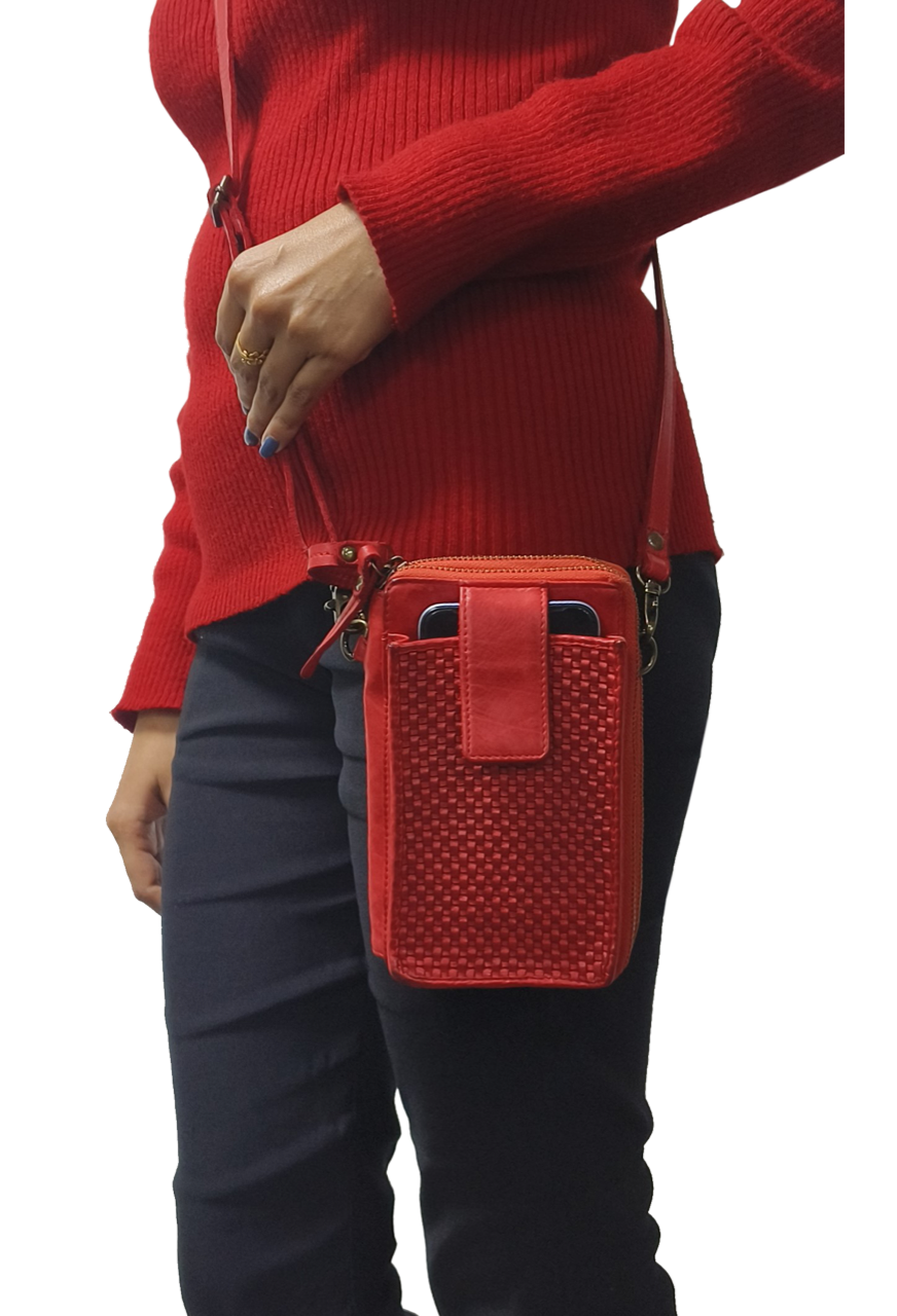 Full Grain Leather Mobile Phone Travel Bag – Outback Leather Products