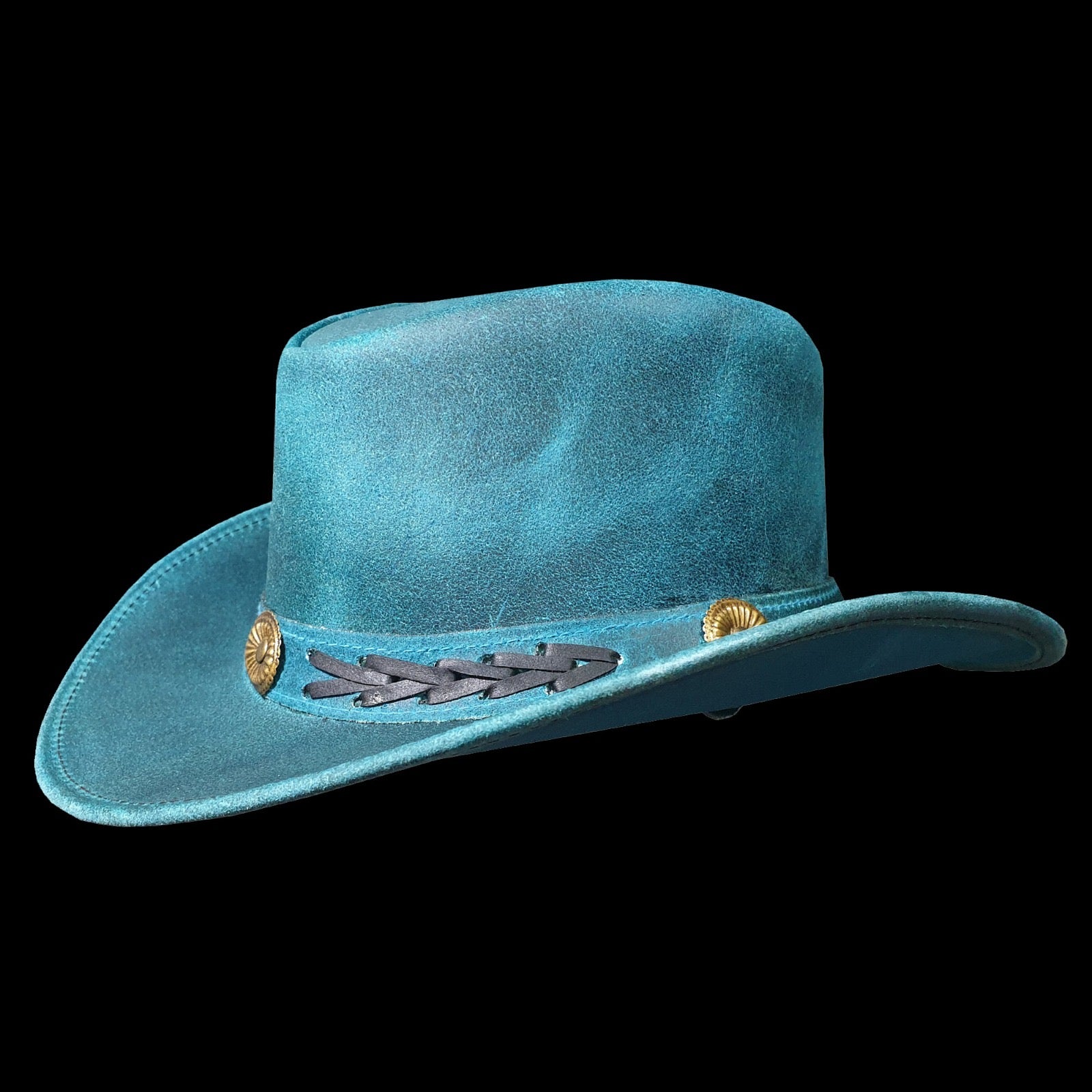 Teal Rodeo Hat – Outback Leather Products