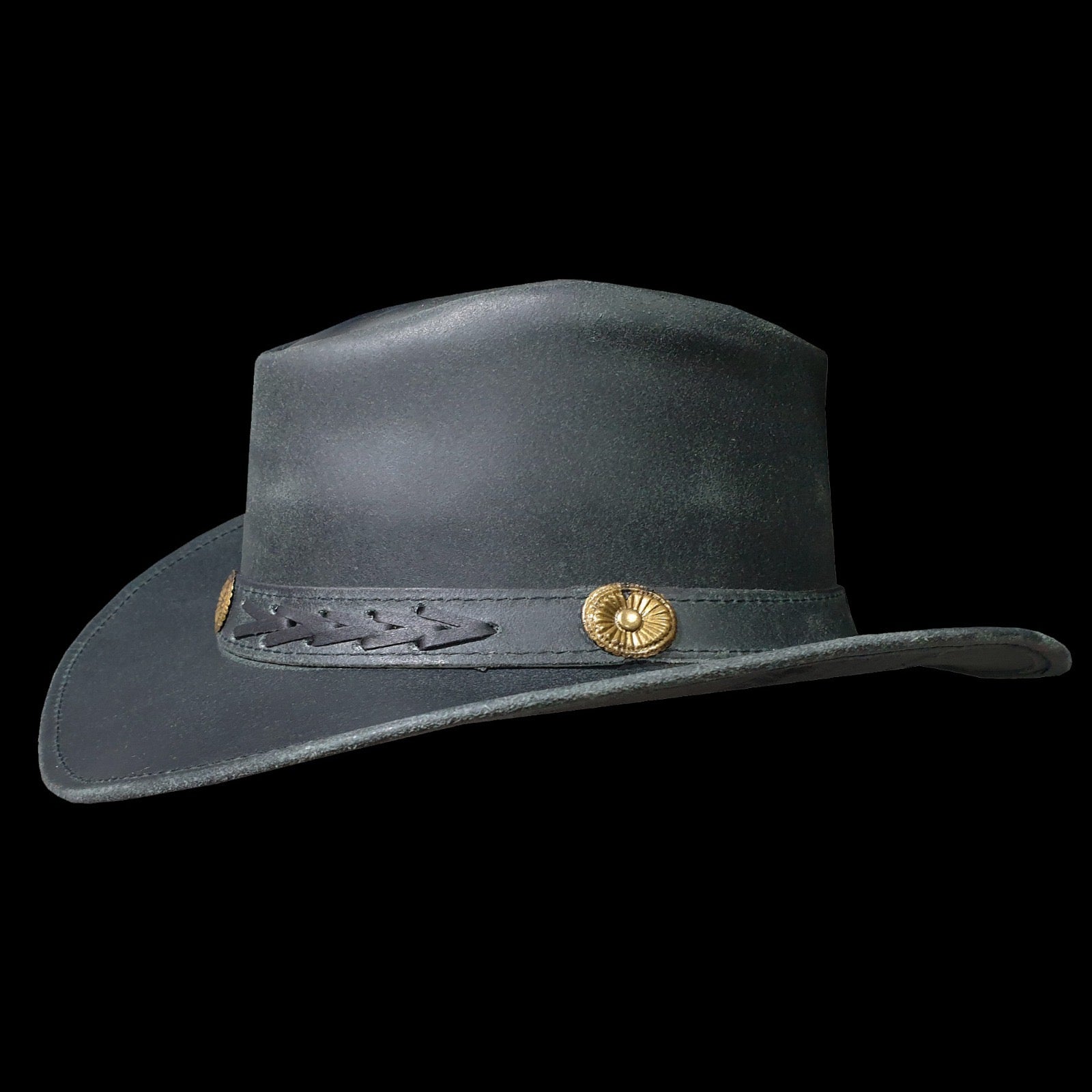 Black Rodeo Hat – Outback Leather Products